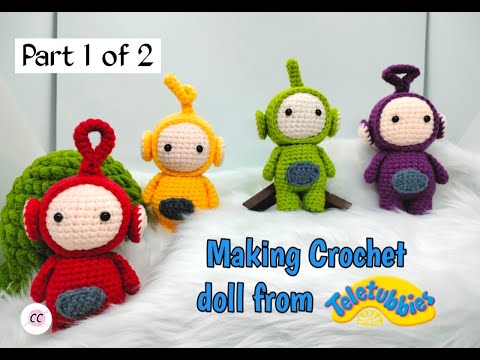 Amigurumi Teletubbies | Making crochet doll from Teletubbies Part 1