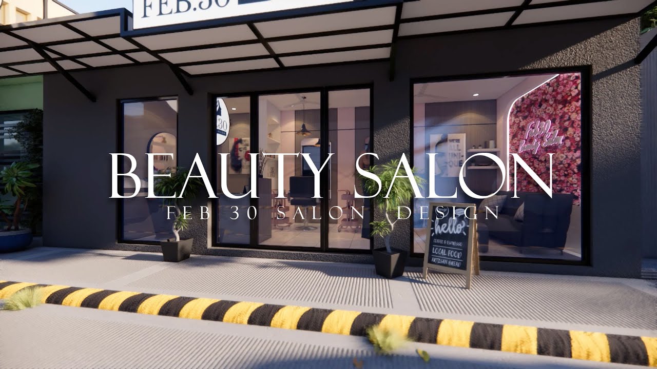 FEB30 BEAUTY SALON stunning full facade and interior tour of this small ...