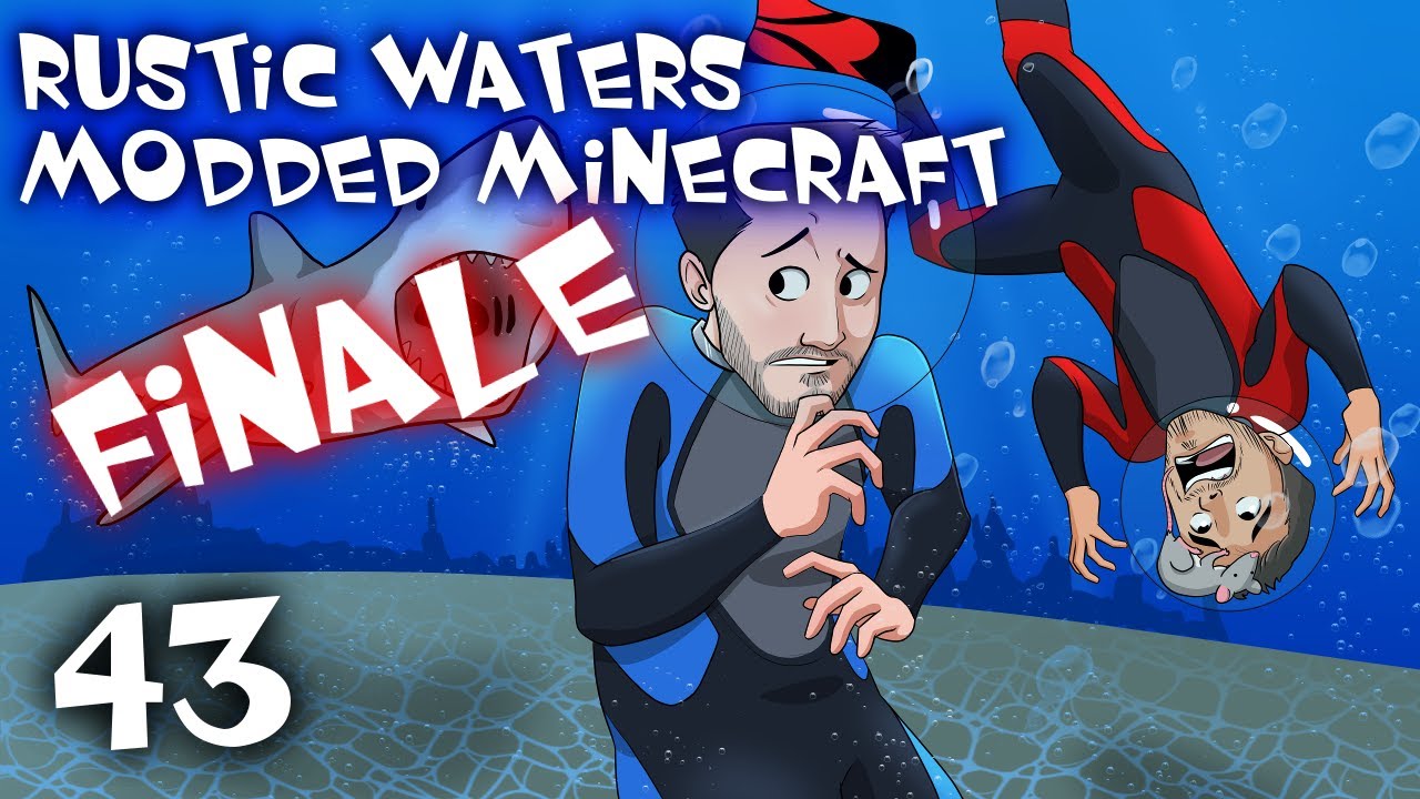 Ep. 43 - Rustic Waters Modded Minecraft w/ CaptainSparklez - FINALE ...