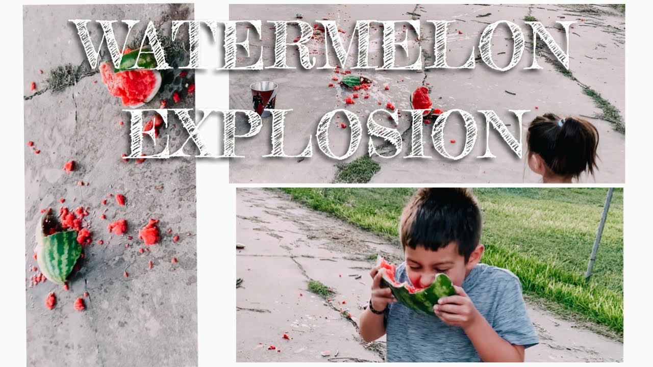 Watermelon explosion! | WATERMELON EXPERIMENT | COVID EXPERIMENTS ...
