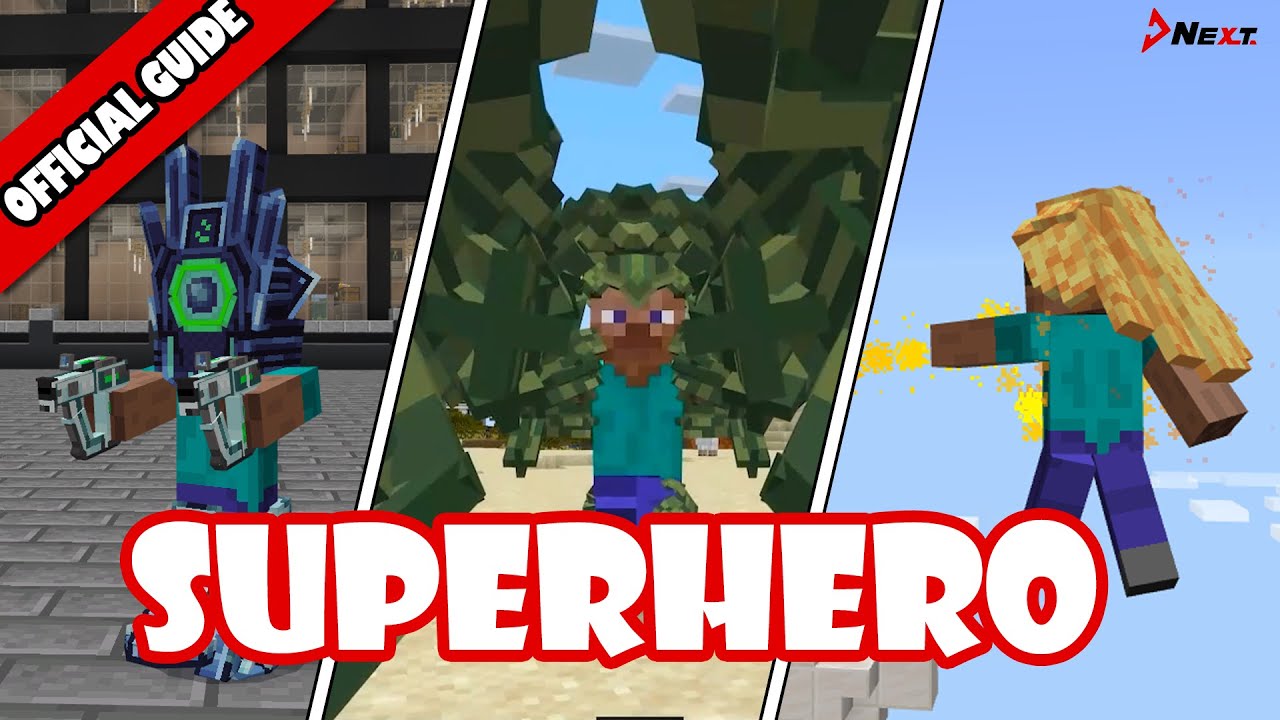 What is it like to be a SUPERHERO in Minecraft? │UPDATES of Superhero ...