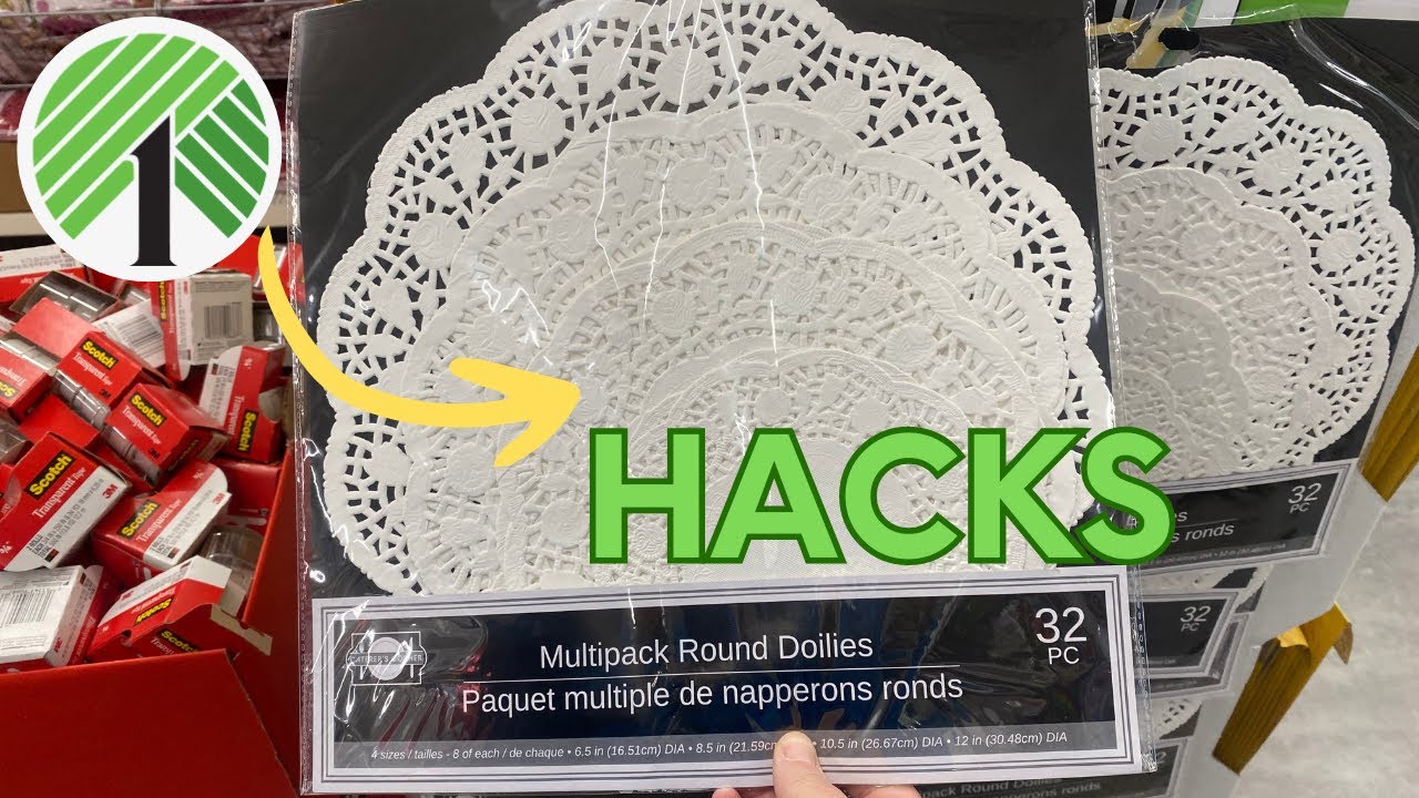 GENUIS Dollar Tree DIY Crafts Using Paper DOILIES - YouTube