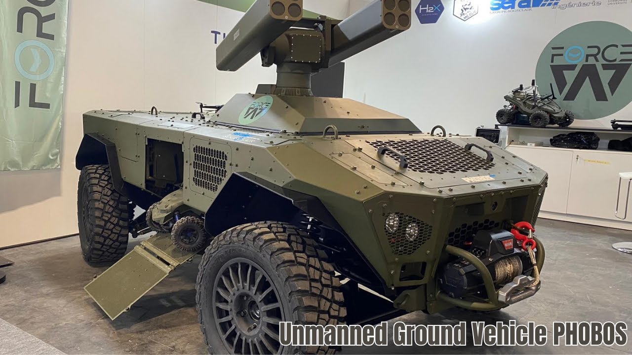 2 Ton Weight | 4 Wheel Drive | Unmanned Ground Vehicle PHOBOS - YouTube