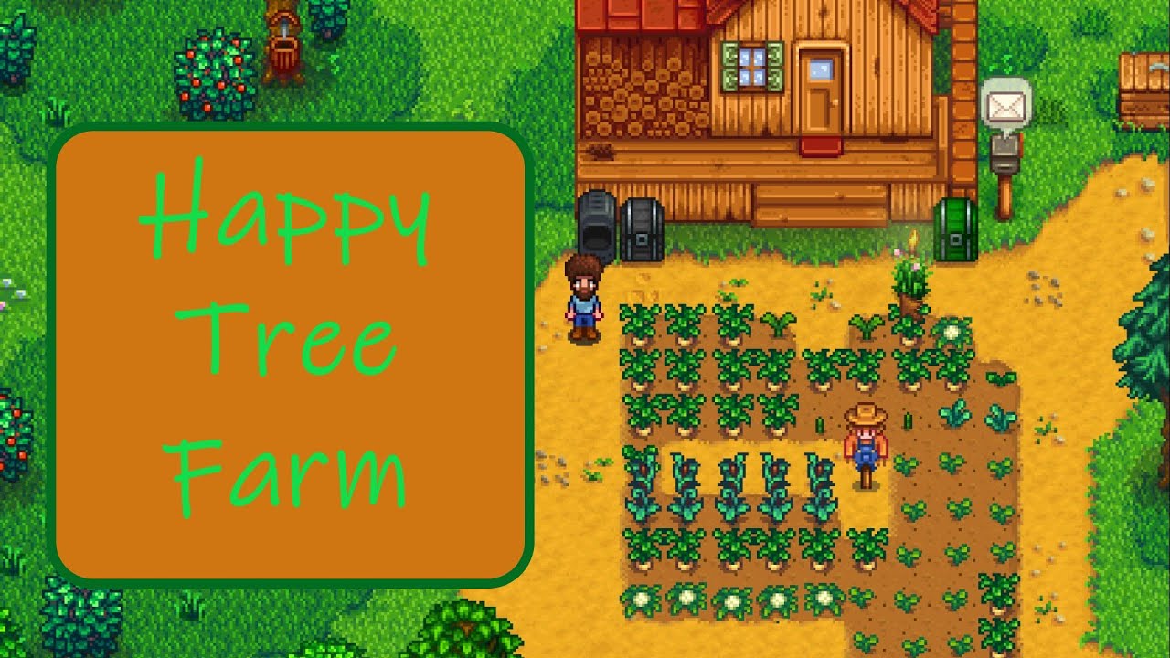 Happy Tree Farm: Bob Ross in Stardew Valley summer 4 - YouTube