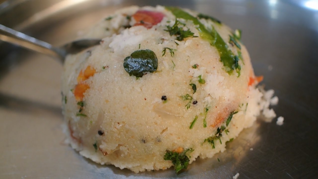 Homemade Upma (Breakfast) recipe उपमा / उप्पीट / ಉಪ್ಪೀಟು - YouTube