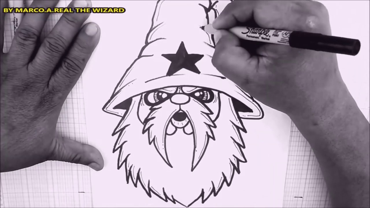 How to draw a Wizard (Tutorial ) - YouTube