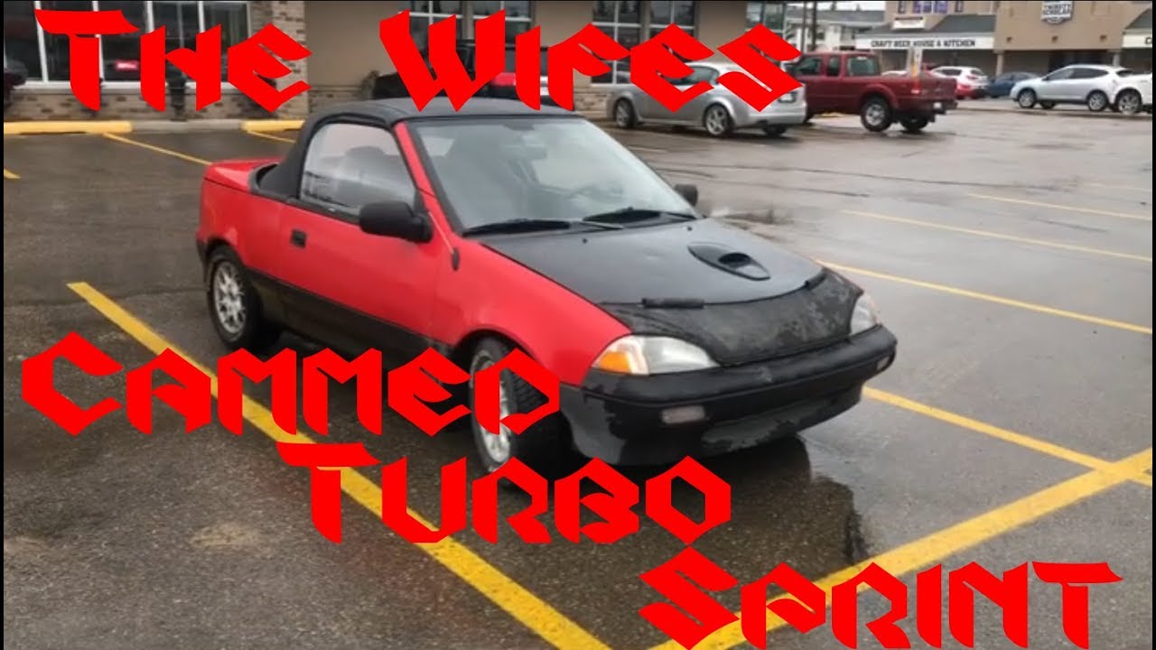 Cammed Turbo Geo Metro Convertible - YouTube