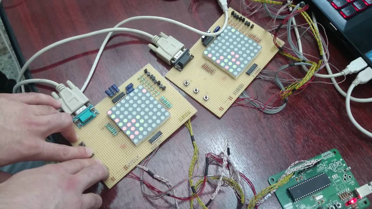 Connect 4 LED Matrix - YouTube