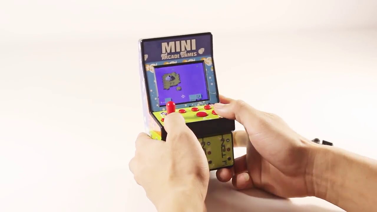CT 882B 8 Bit Mini Vintage Arcade Machine - YouTube