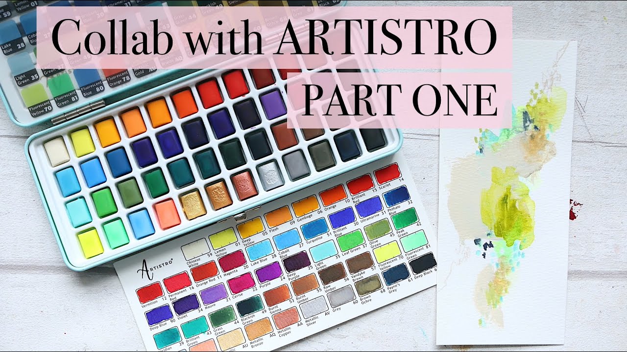 Artistro Watercolour Paint Set | First Impressions + Swatches - YouTube