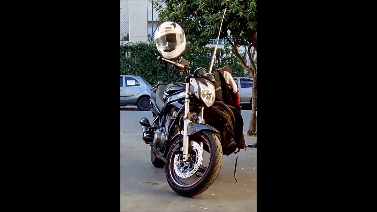 Testando Lampada LED no Farol na GS500 - YouTube