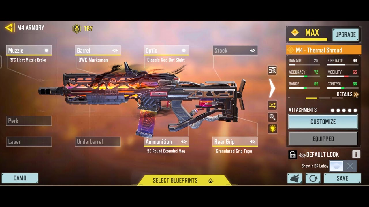 *NEW* LEGENDARY M4 - THERMAL SHROUD gameplay + Gunsmith #codm # ...