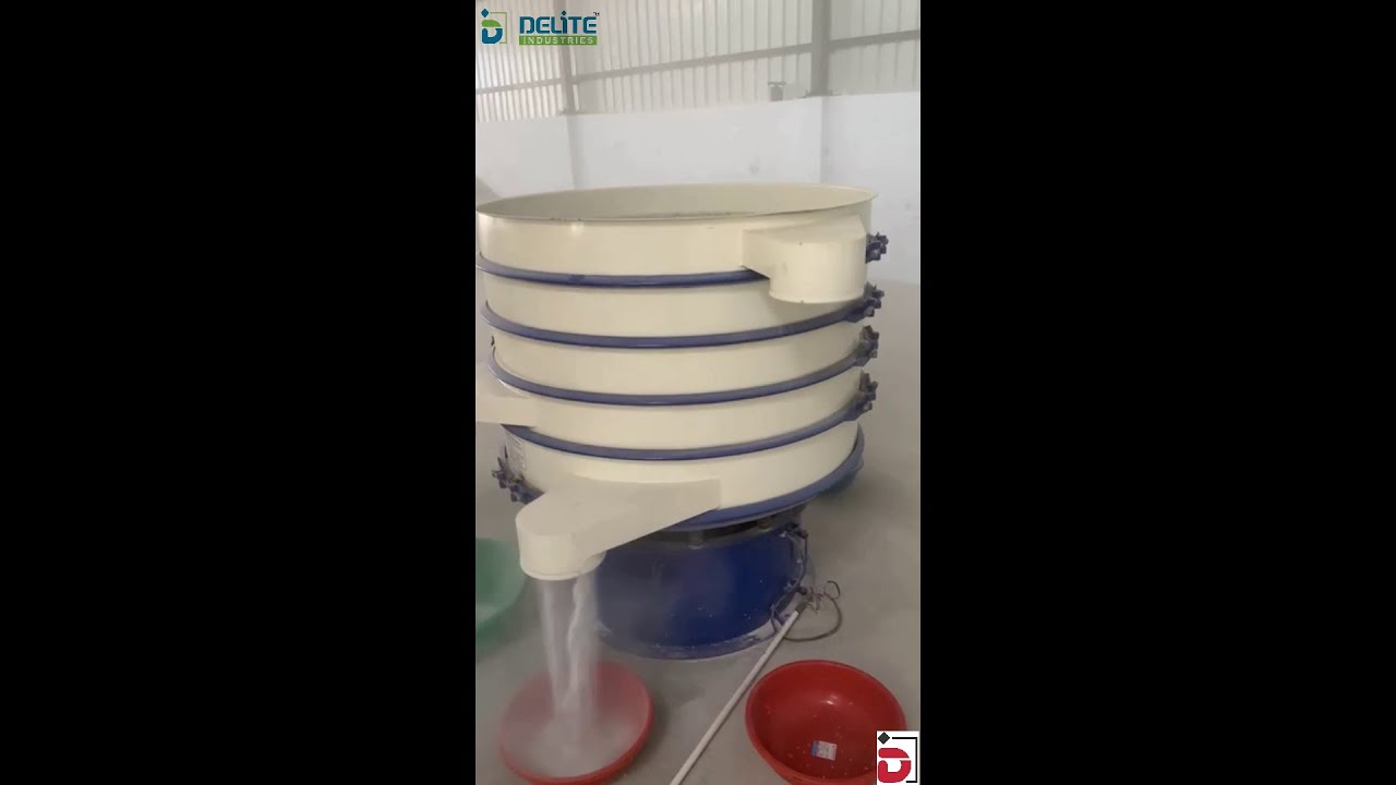 glass powder separation in Vibro separator| gyro separator| vibrating ...