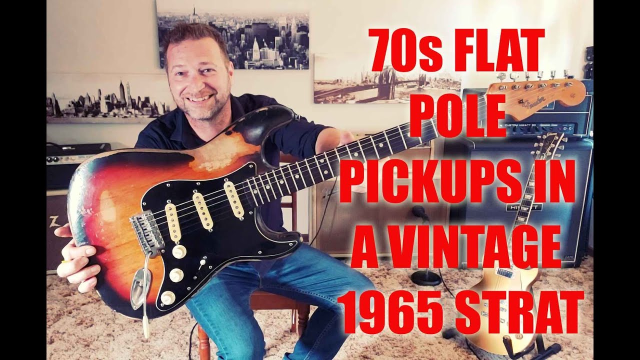 1970s FLAT POLE PICKUPS TESTED IN A 1965 STRATOCASTER - YouTube
