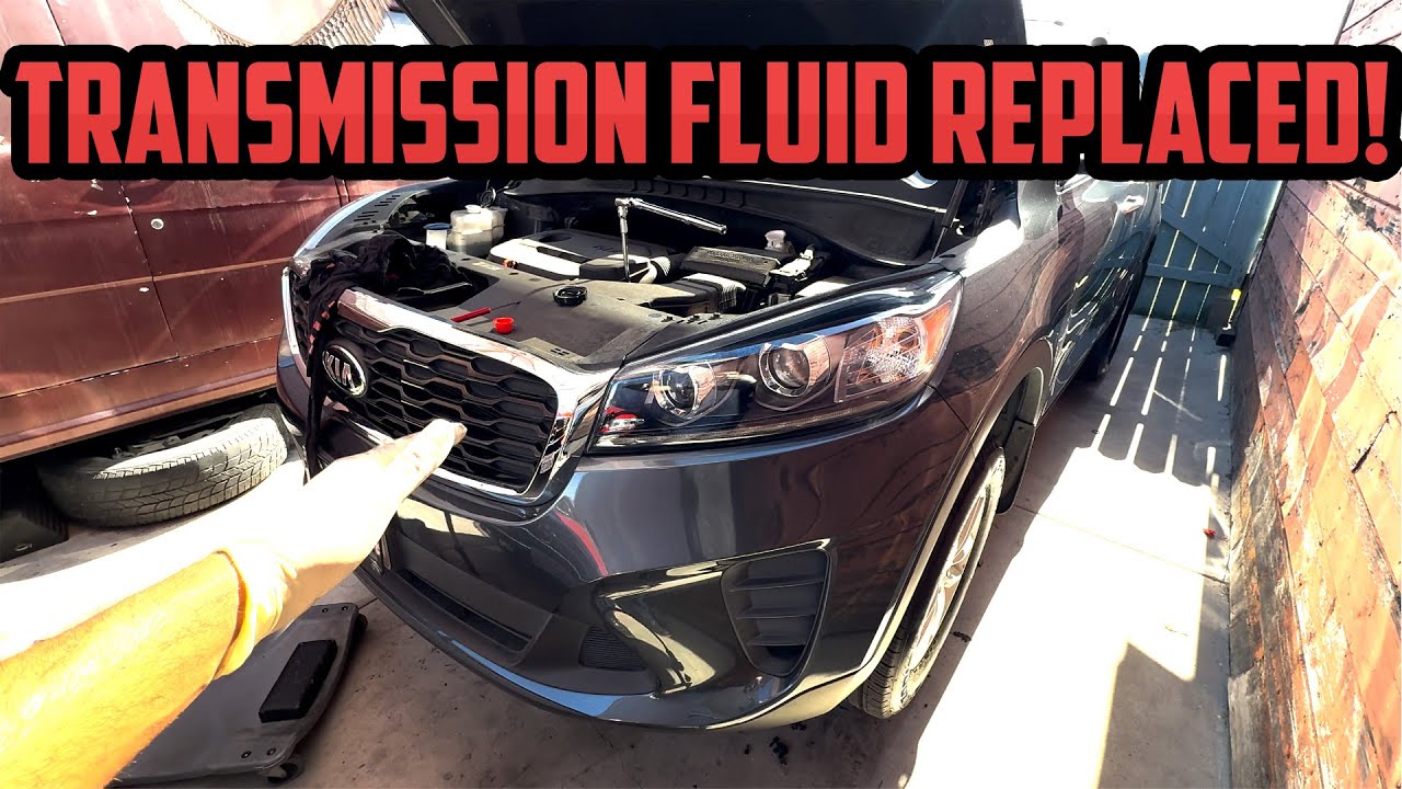 How To Replace Transmission Fluid Kia Sorento - YouTube