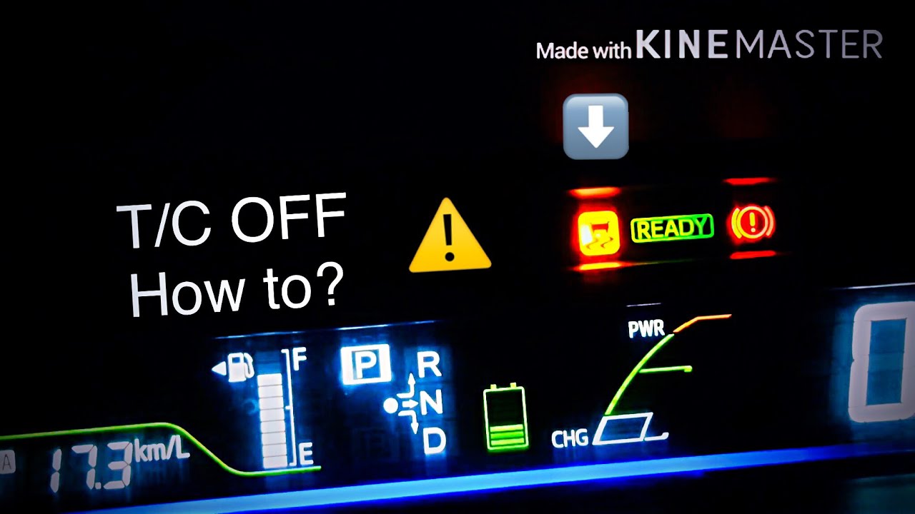 How to turn off traction control in Toyota Prius to get out of snowy ️ ...