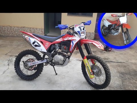 CRF 230F RÉPLICA CRF 450R HRC KEN ROCZEN/REDBULL! CARENAGENS BIKER ...