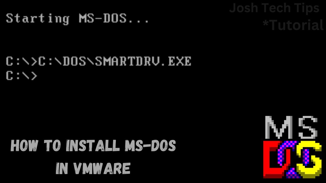 How to Install MS DOS in VMware [Tutorial] - YouTube