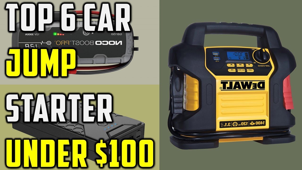 👌Best Car Jump Starter Under $100 in 2024 | Top 6 Best Car Jump Starter ...