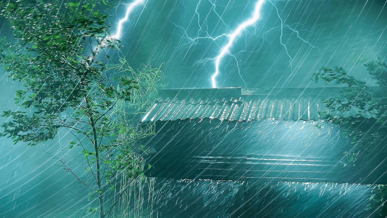 Beat Insomnia to Fall Asleep Fast with Strong Storm, Heavy Rain ...