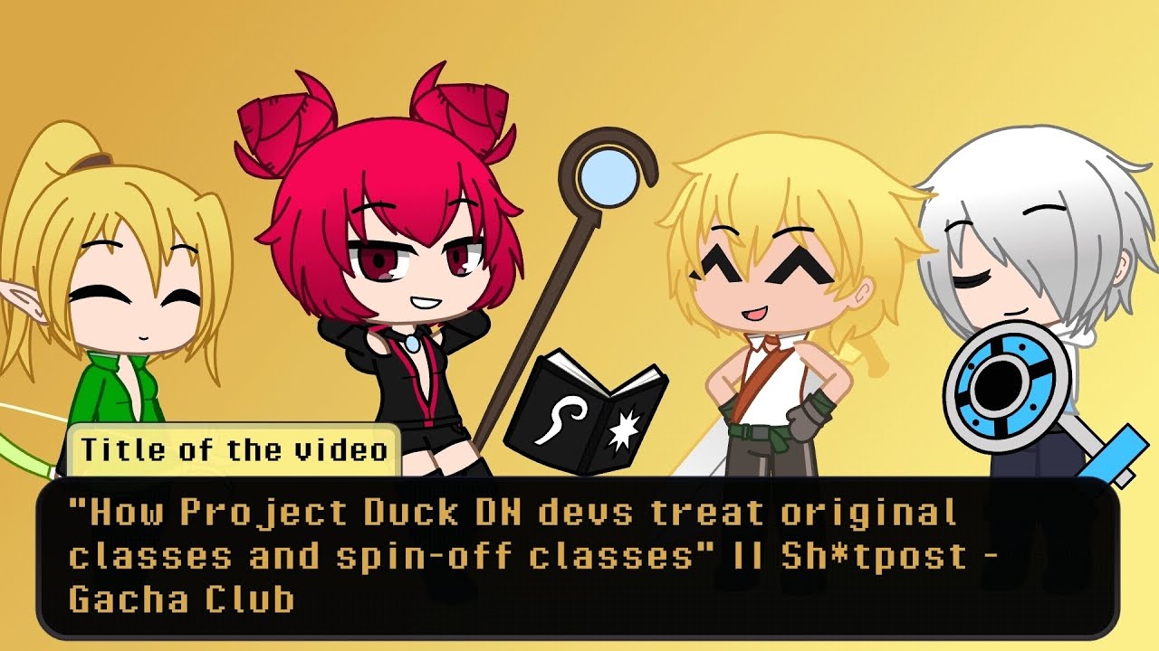 "How Project Duck DN devs treat original classes and spin-off classes ...