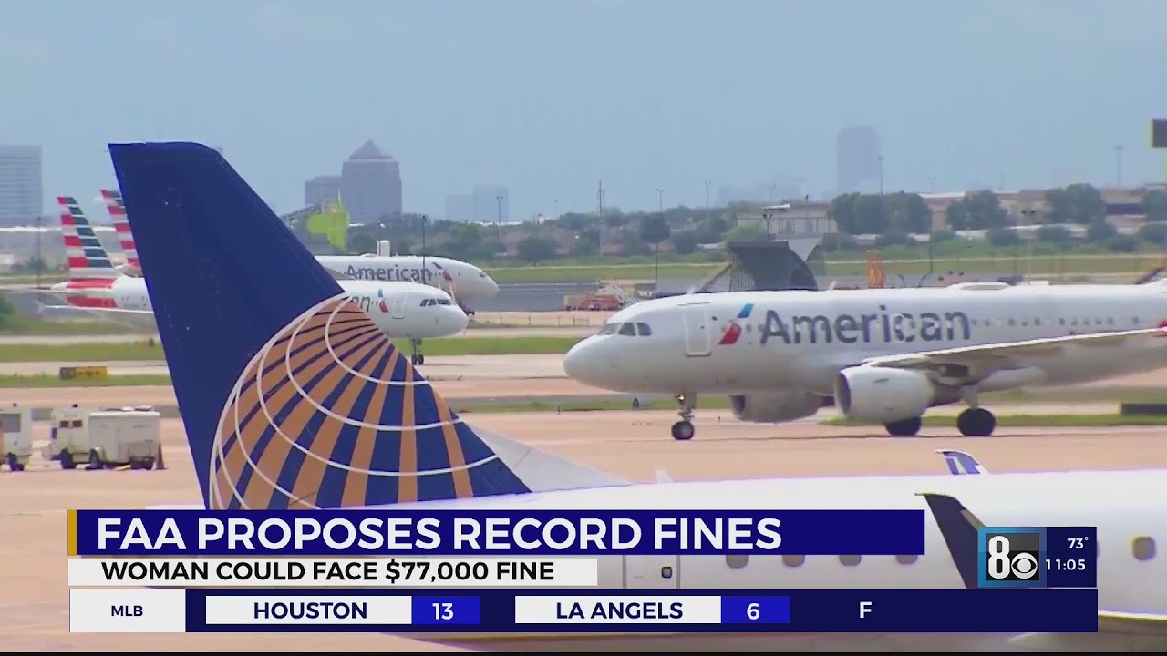 FAA levies largest fines ever on 2 unruly passengers including Las ...