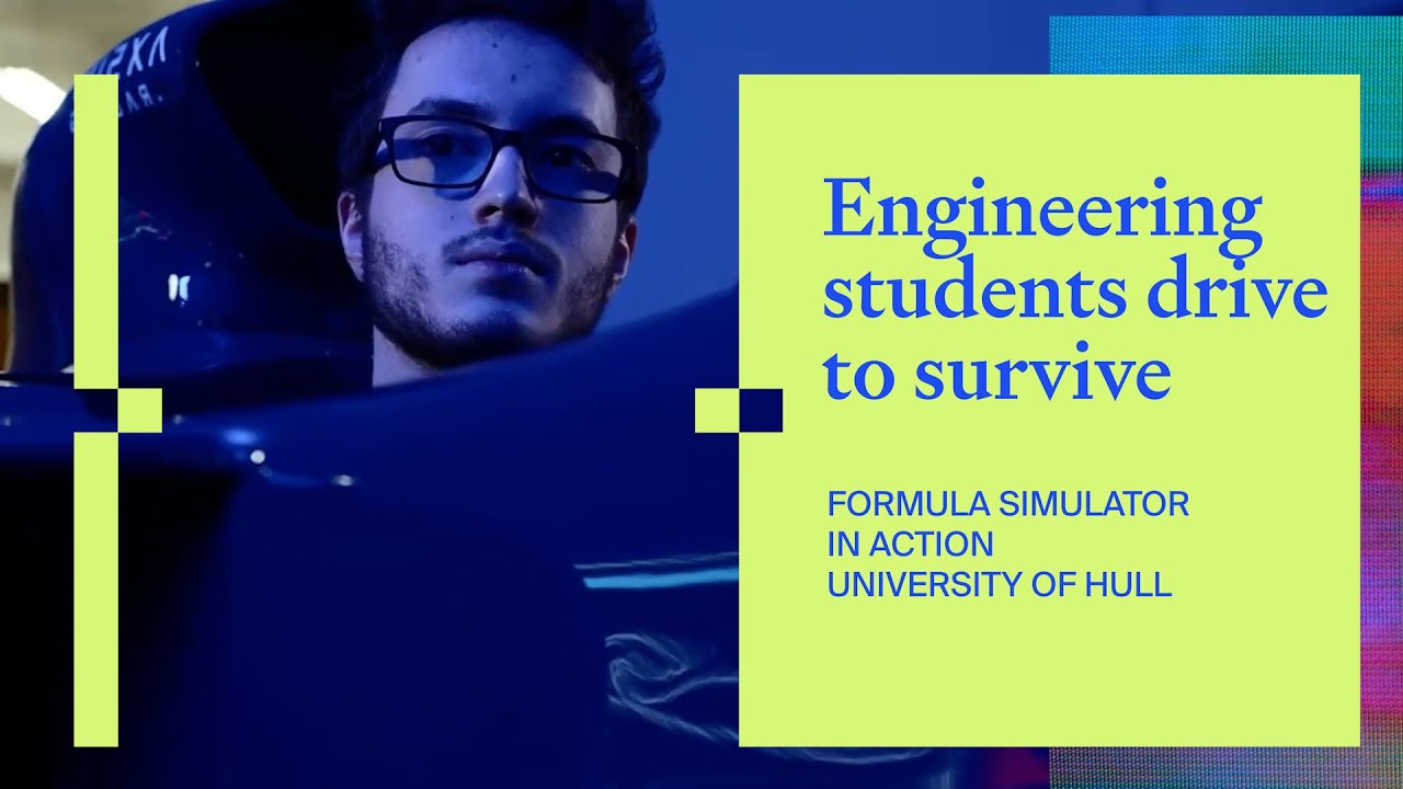 Engineering students drive to survive - Formula simulator in action ...