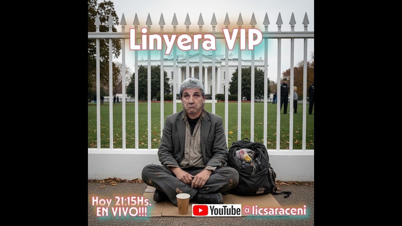 LINYERA VIP hoy en "Mis dos centavos" El Toto lleva 4 dias en D.C. sin ...