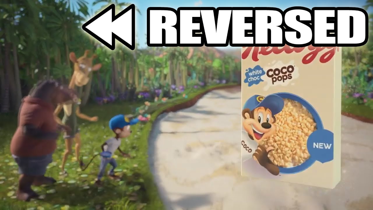 Coco Pops White Chocolate Advert 2019 REVERSED - YouTube