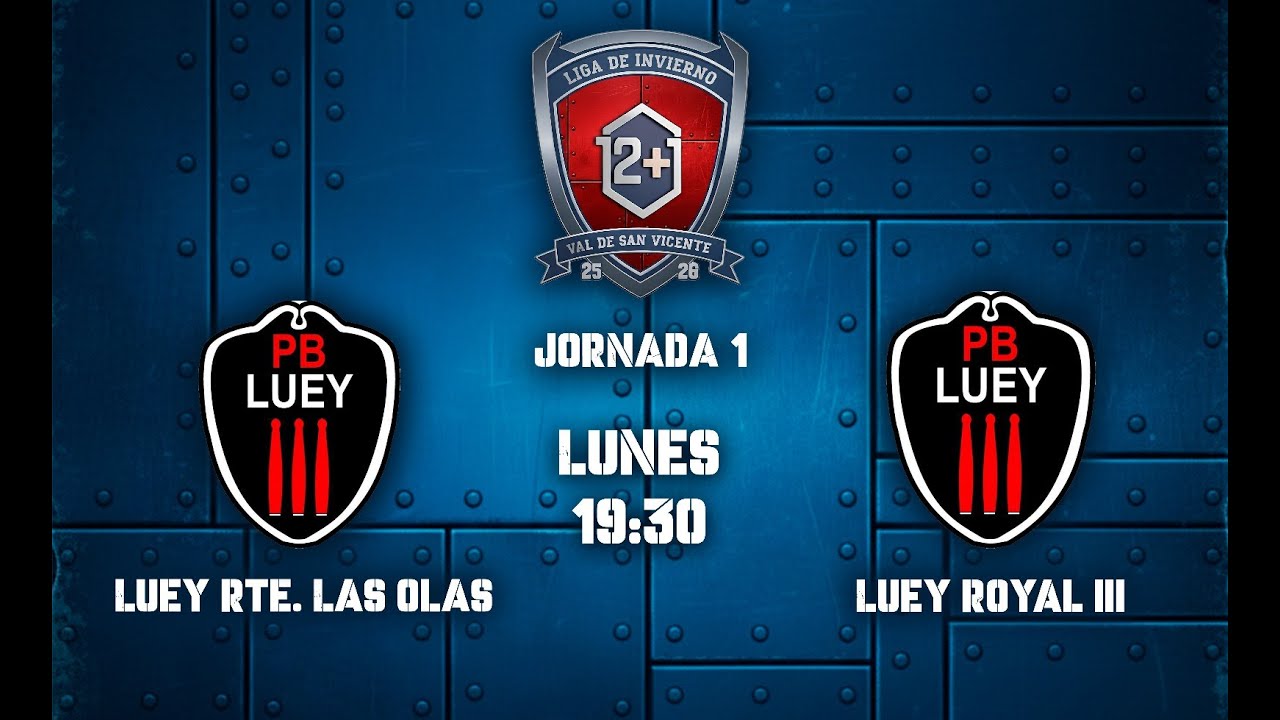 Jornada 1 - PB Luey Rte Las Olas VS PB Luey Royal III - Liga de ...