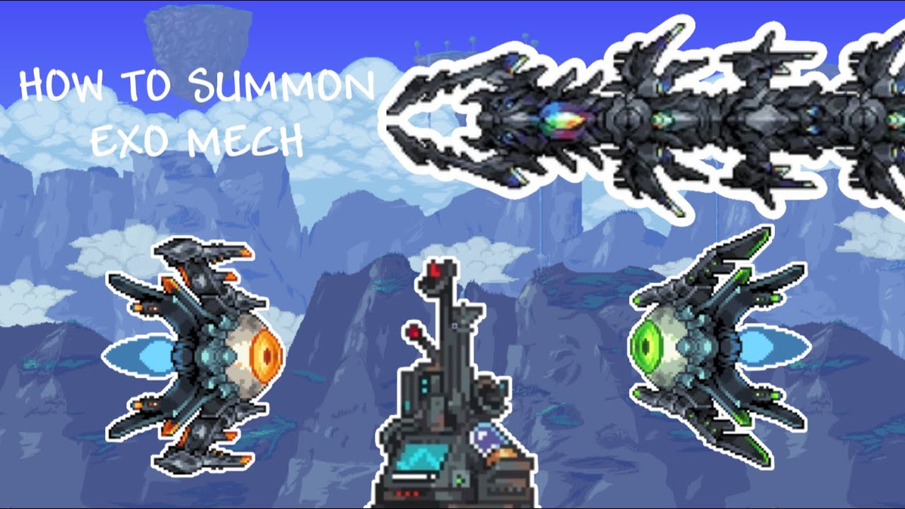 How to Summon Exo Mech in Terraria Calamity In a Minute - YouTube