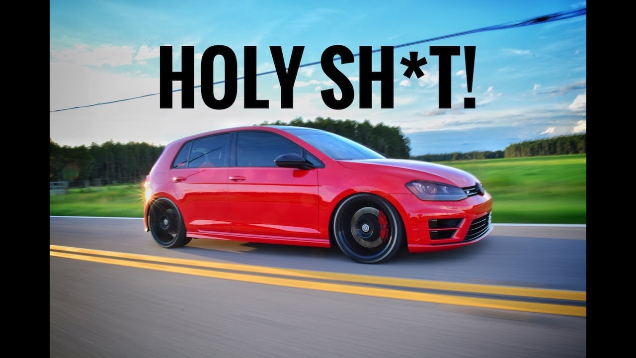 FLAME SPITTING 2017 APR GOLF R REVIEW - YouTube