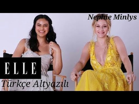 Riverdale Röportaj Türkçe Camila Mendes ve Lili Reinhart /Elle