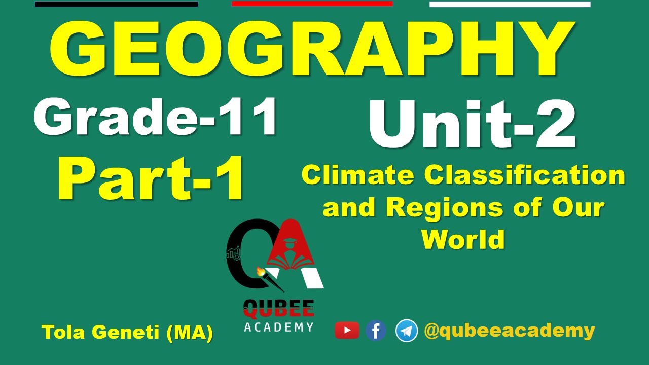 1. Grade 11 Geography Unit 2 Climate Classification and Regions of Our ...