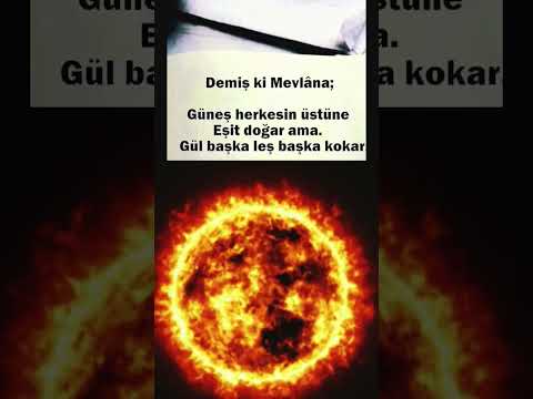 Demiş ki Mevlana...