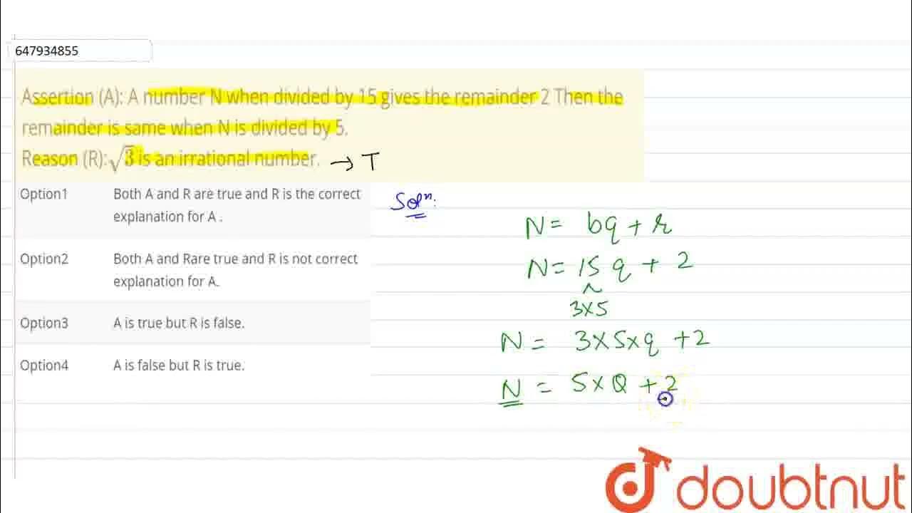 assertion-a-a-number-n-when-divided-by-15-gives-the-remainder-2-then