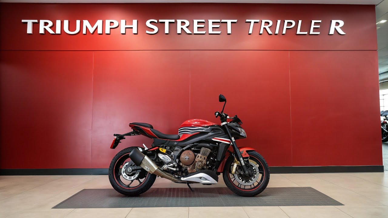 Triumph Street TripleR finally launched - YouTube