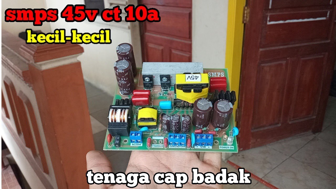 Test load Smps 10 ampere 45 dc ct || review smps - YouTube