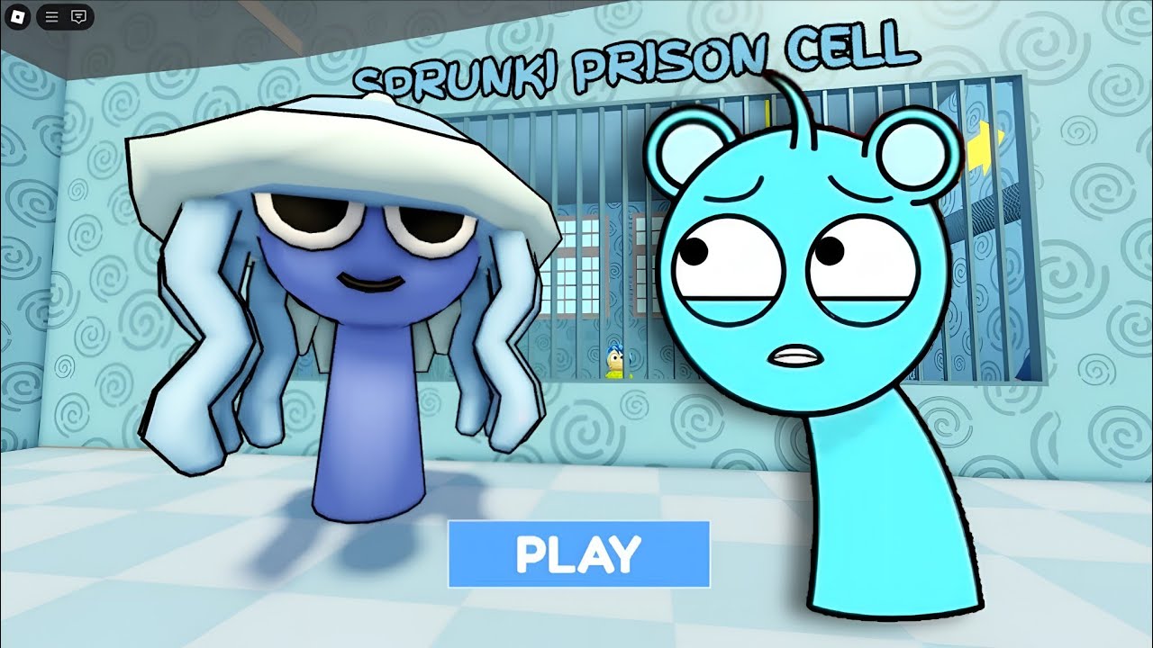 SKY SPRUNKI vs AURELIA SPRUNKI PRISON RUN FULL GAMEPLAY - ROBLOX - YouTube