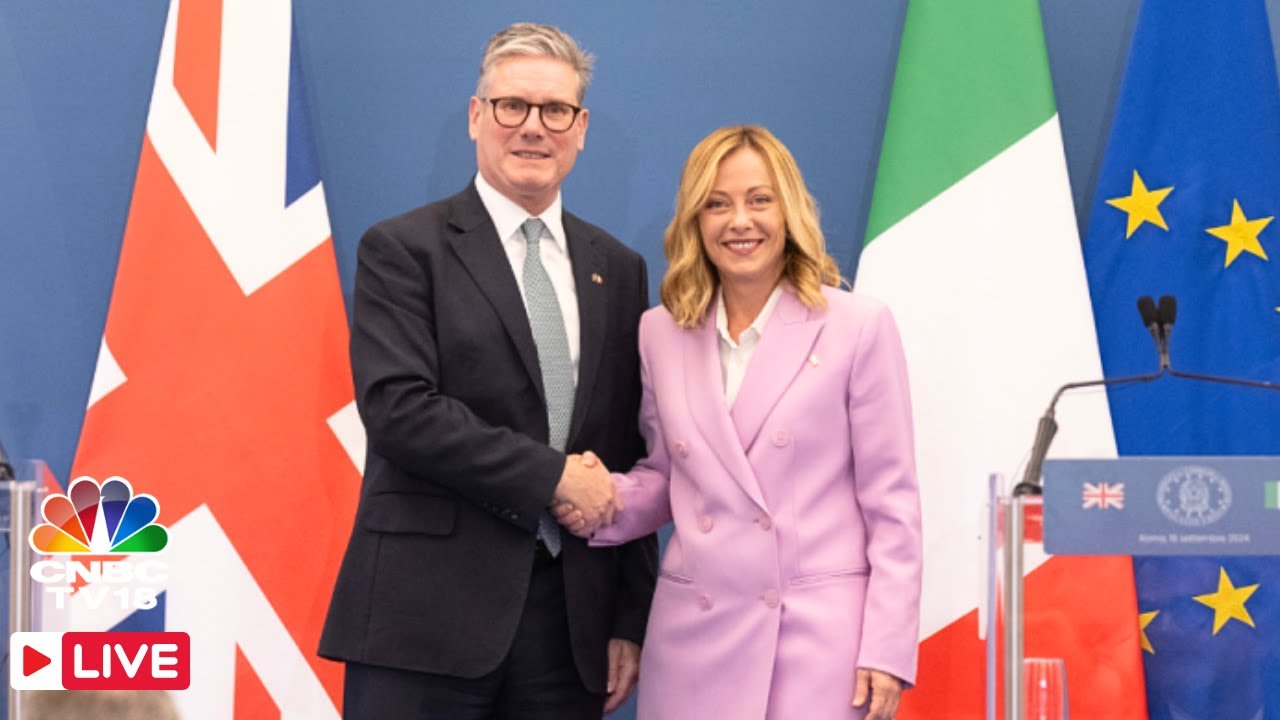 LIVE: Italian Prime Minister Giorgia Meloni Meets UK Keir Starmer in ...