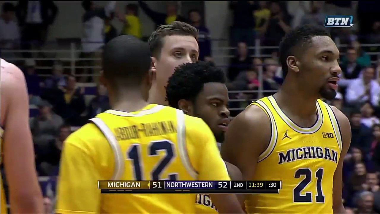 Walton Step-Back Three Pointer And-1 vs. Northwestern - YouTube