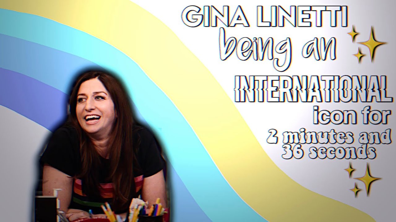 gina linetti being an international icon for 2 minutes and 36 seconds ...