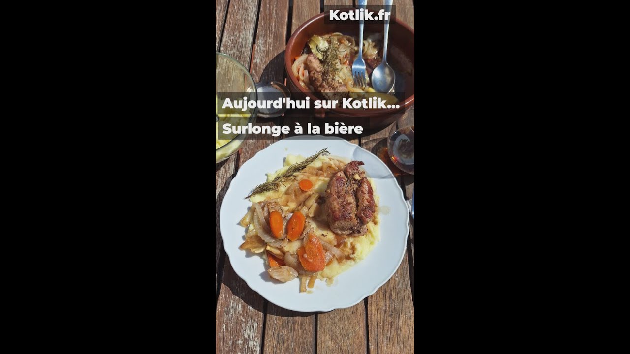 Recette du Surlonge de Porc à la Bière Noire, préparé dans notre ...