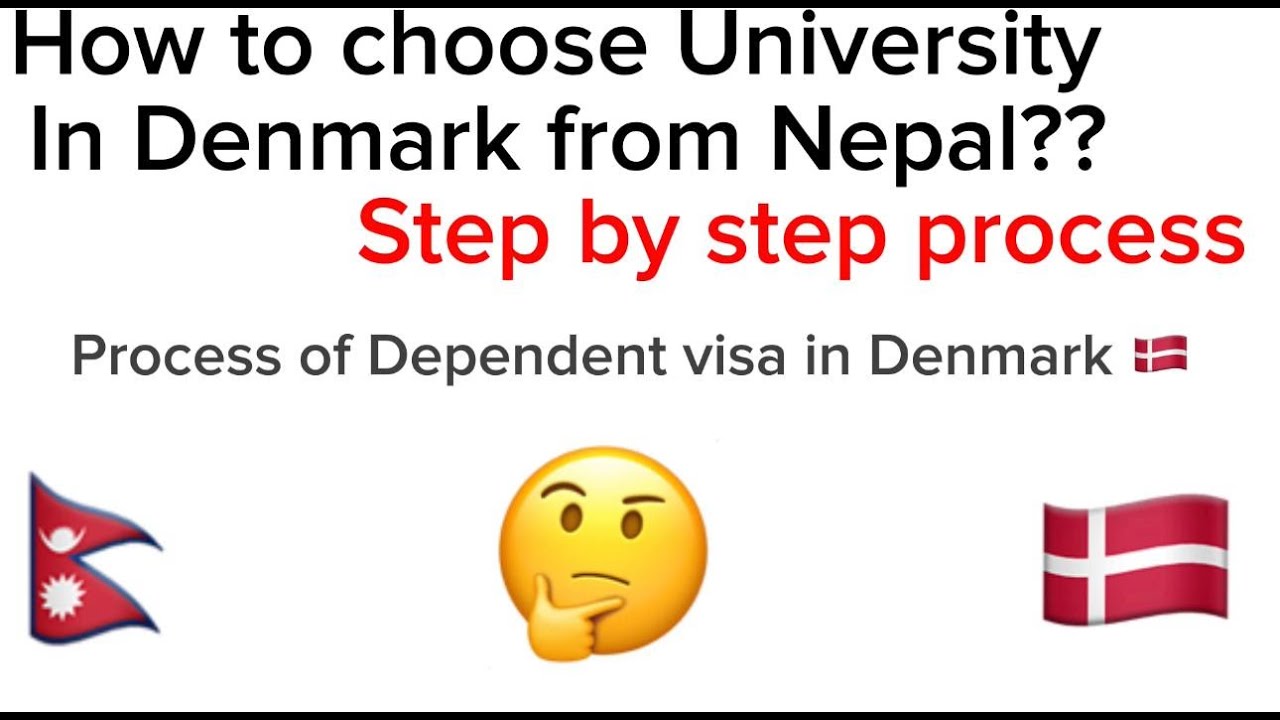 Choose Danish university from Nepal. Step-Step guide. and also about ...