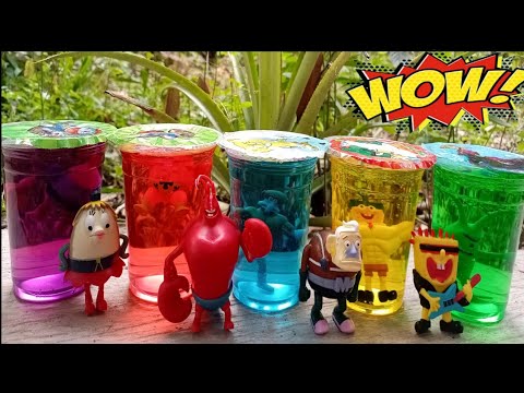 Menemukan Mainan Spongebob and Friends Di dalam minuman Boba, Patrick ...