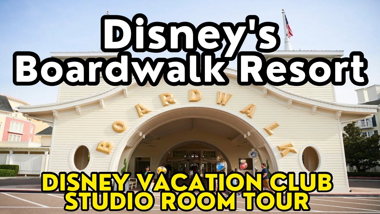 Disney's Boardwalk | Studio DVC Room Tour - YouTube