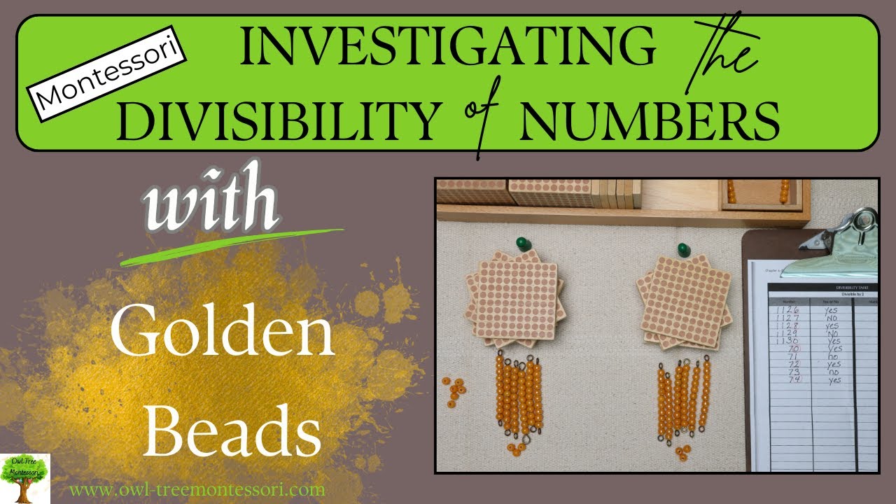Investigating the Divisibility of Numbers with the Montessori Golden ...