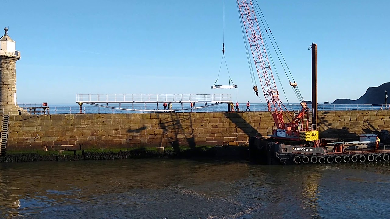 The new linking bridge to connect the East pier with the East pier ...