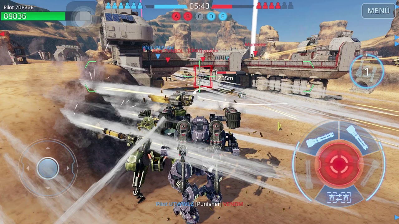 War Robots Renderizado Canyon map - YouTube