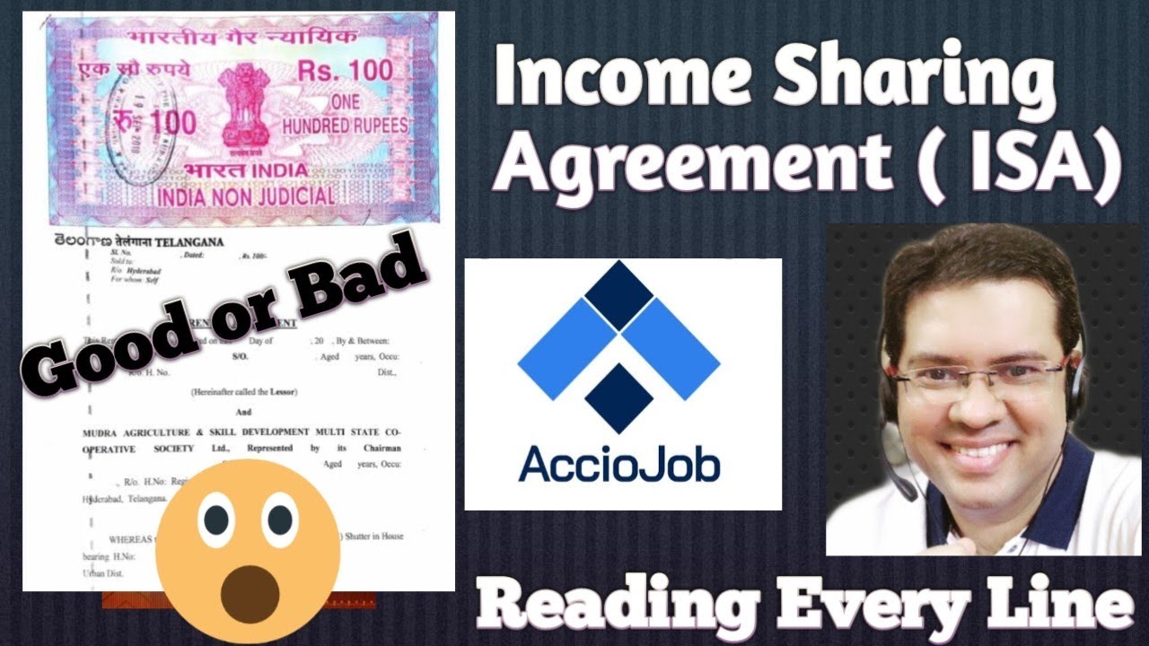 Income Sharing Agreement Sample AccioJob ISA | AccioJob Review | Pay ...